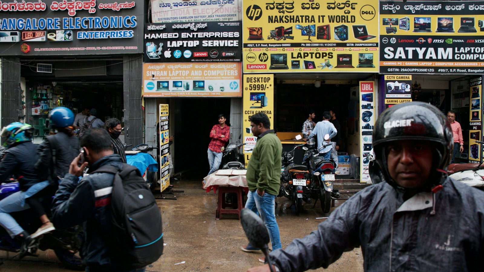 Bengaluru’s tech market SP Road has one foot in the radio age, another ...