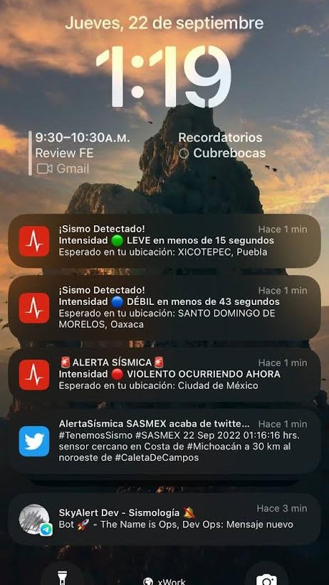 In Mexico City millions use SkyAlert app for earthquake warnings - Rest ...