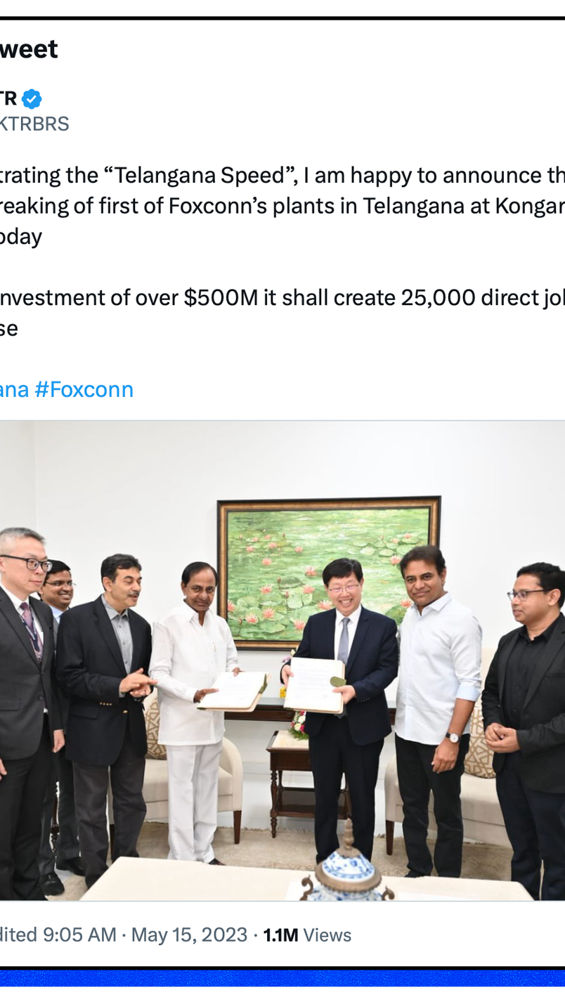 Foxconn’s whirlwind year in India - Rest of World