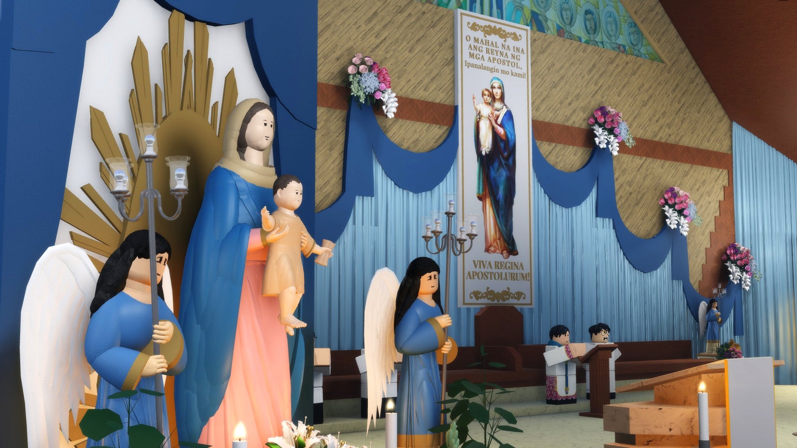 Roblox Filipino Catholics replicate traditional church online - Rest of ...