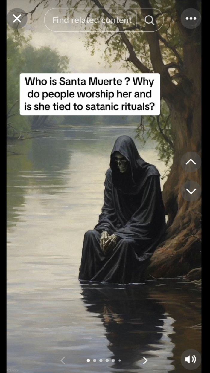 How Mexican TikTok creators embraced Santa Muerte for views and ...