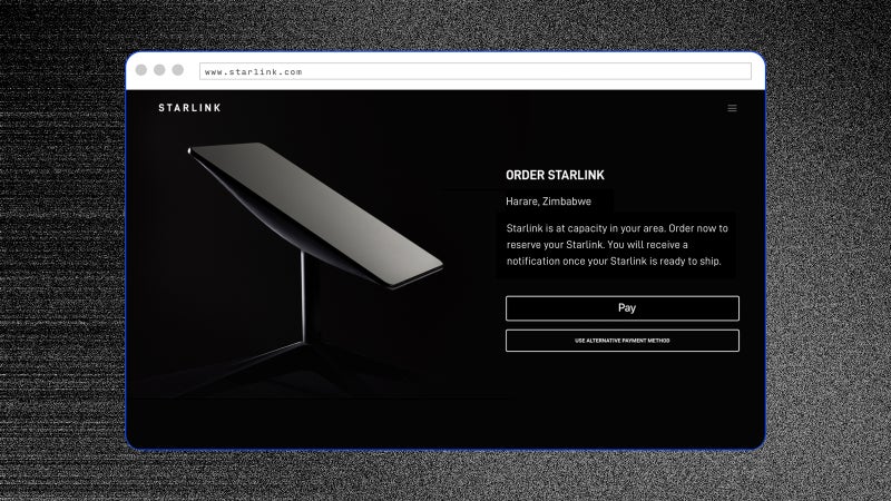 Starlink in Zimbabwe sells out as demand overwhelms supply - Rest of World