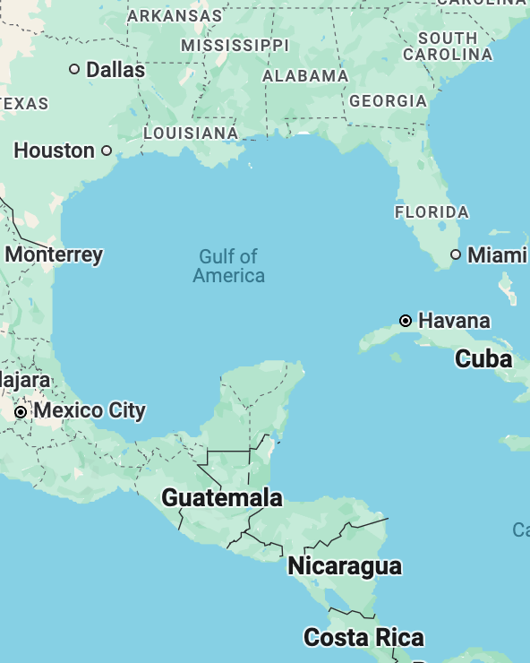 Gulf of Mexico or Gulf of America: How digital maps decide - Rest of World