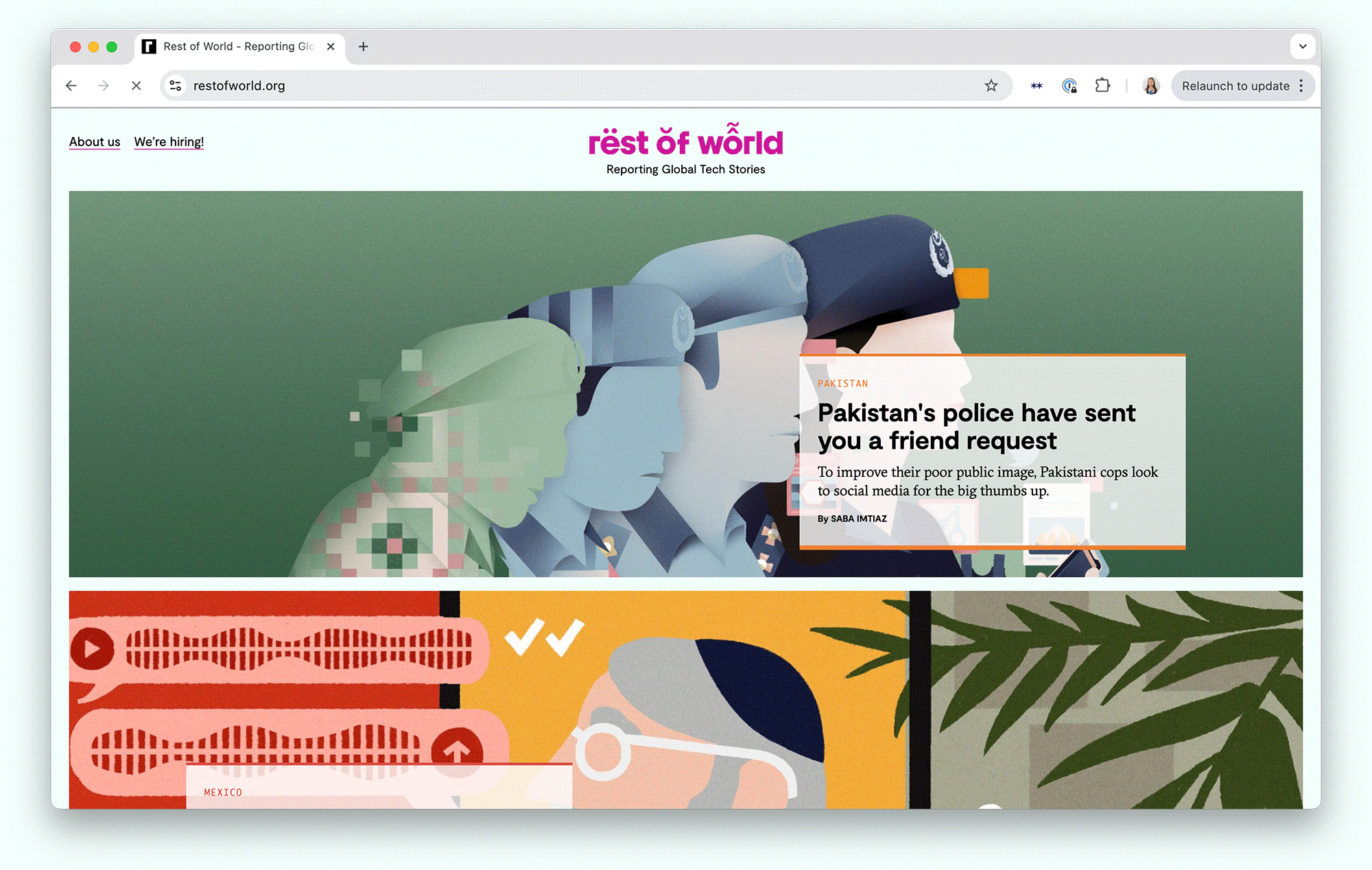 One bold blue to rule them all - Rest of World