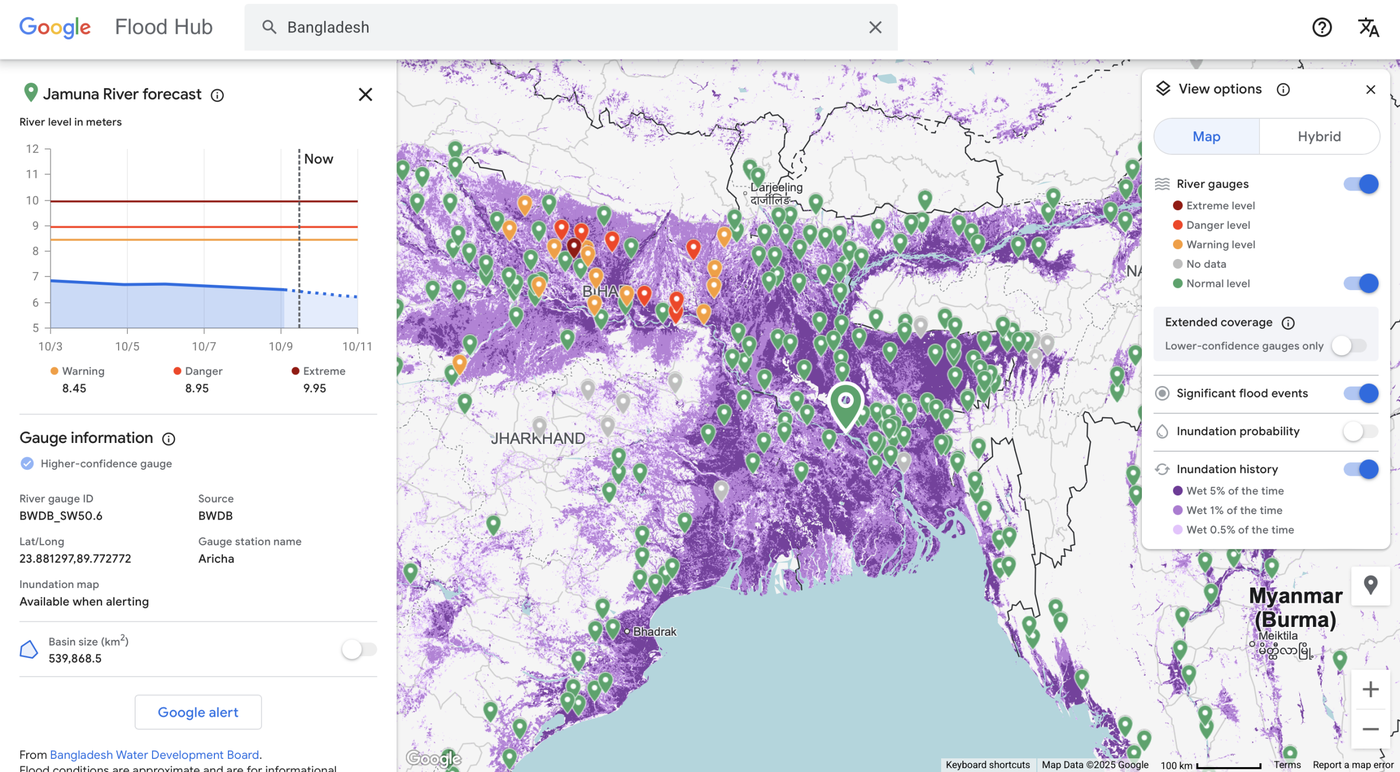 Google’s Flood Hub sends cash aid before floods in Bangladesh - Rest of ...