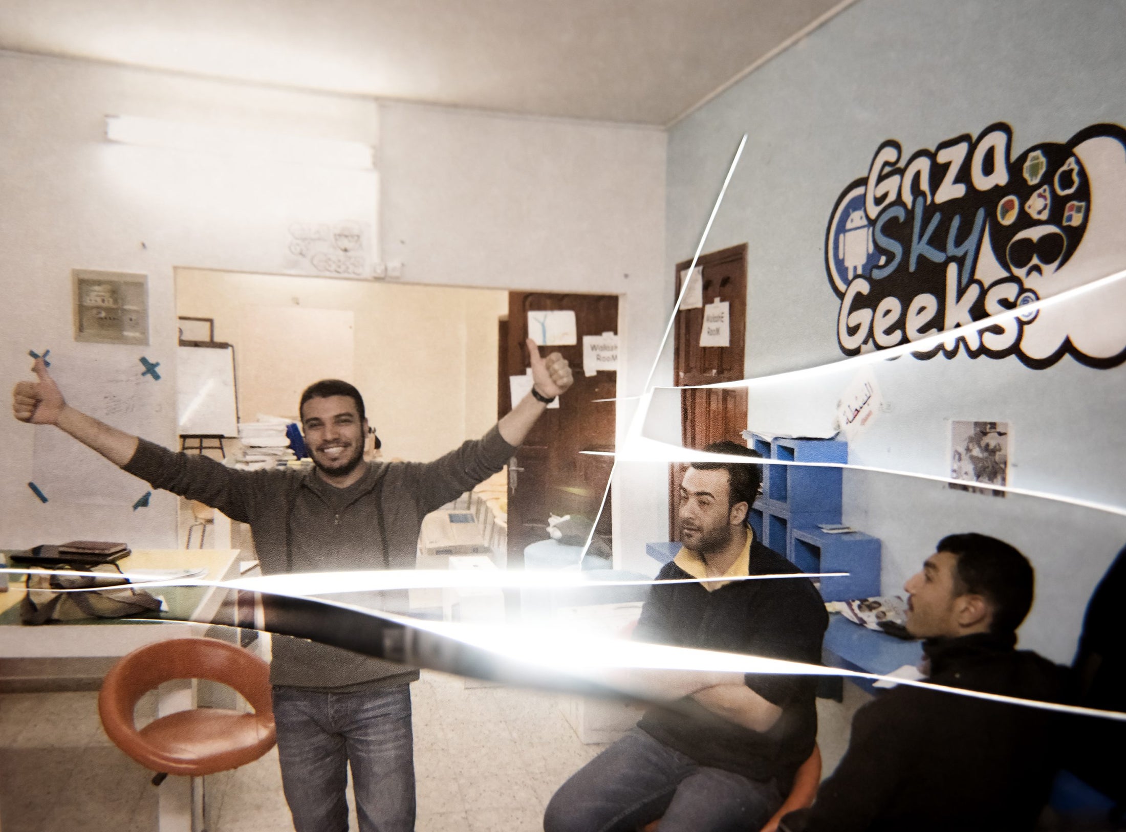 Gaza Sky Geeks rebuilds after Israeli bombing - Rest of World